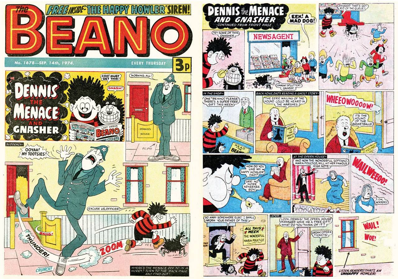 Gibsons - 75 Years of Dennis the Menace - 2 x 500 Piece Jigsaw Puzzle ...