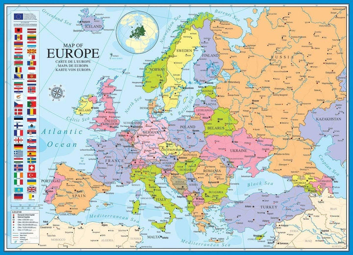 Maps & Flags Jigsaw Puzzles | Jigsaw Puzzles Direct